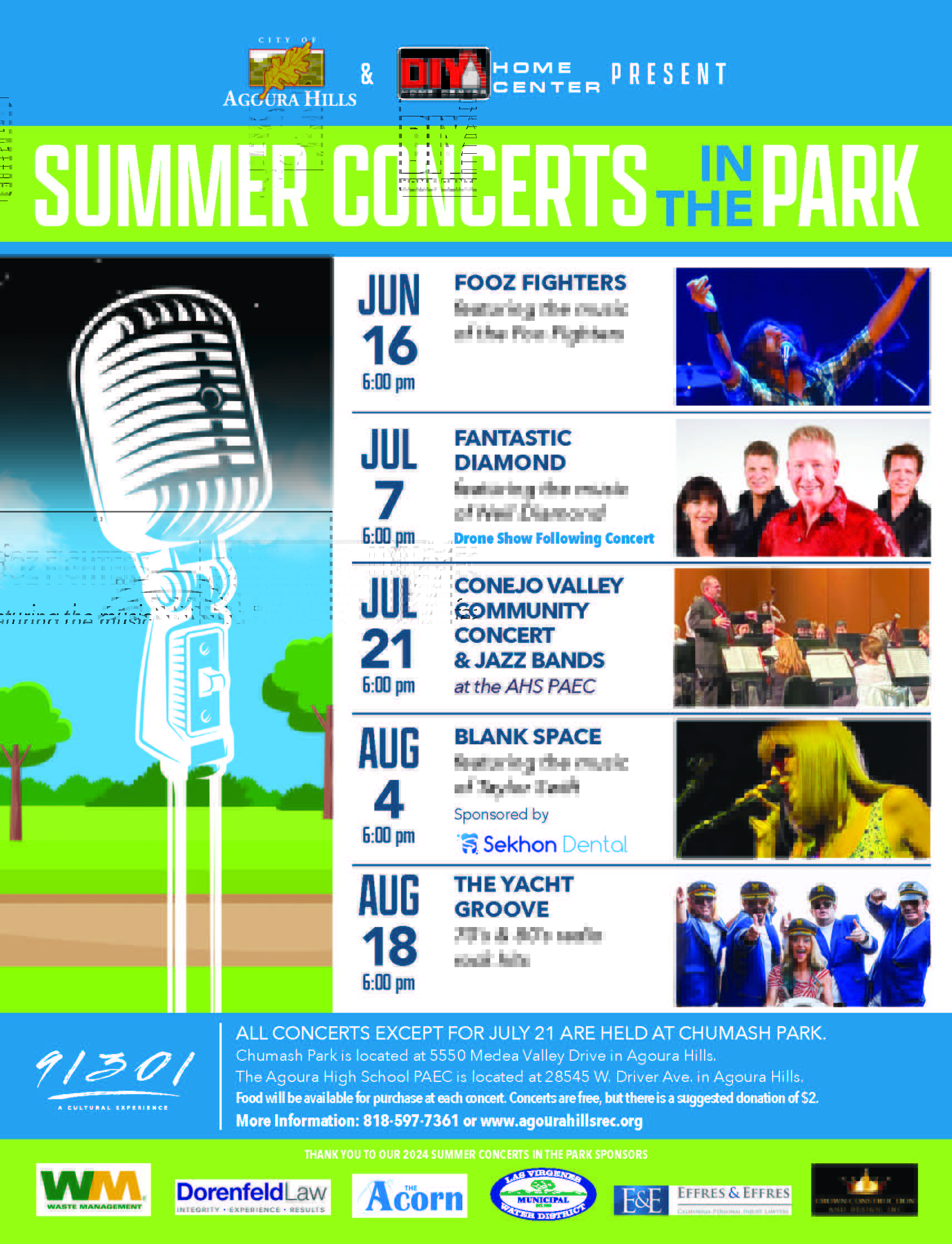 City of Agoura Hills Presents Summer Concerts in the Park - Conejo Valley